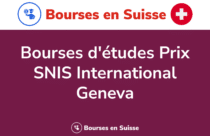 Les 14 bourses d’études de la Confédération Suisse en 2026