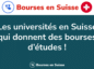 La liste des 21 universités publiques disponibles en Suisse